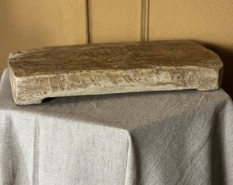 Primitive Wood Round Table Riser Candle Holder Color Choices Home Decor ...