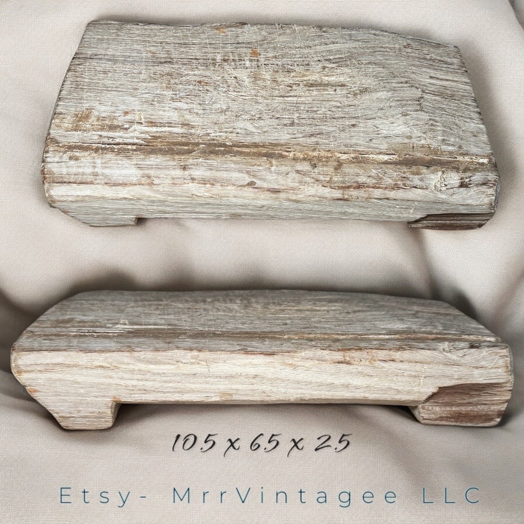 Vintage Wood Riser - Etsy