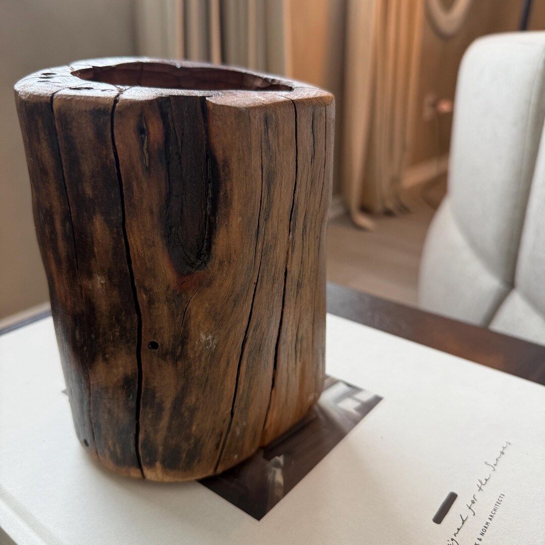 Small Oak Wood Planter - Etsy