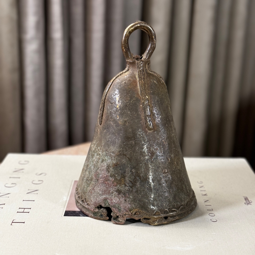 Vintage African Brass Bell - Etsy