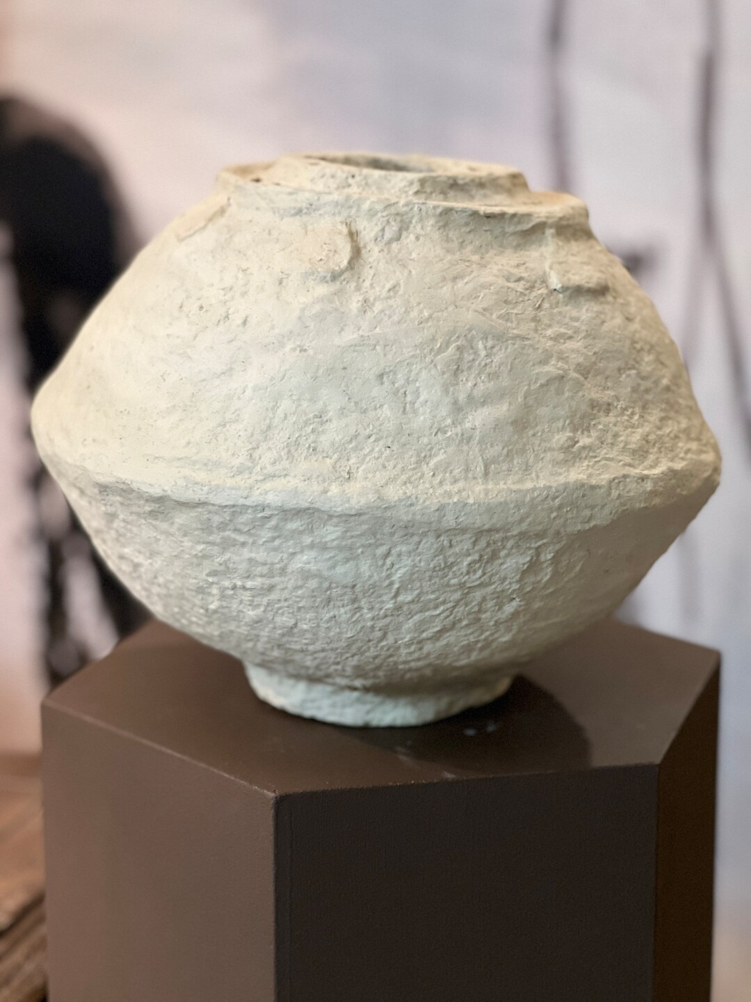 Vintage Round Papier-mâché Bowl - Etsy