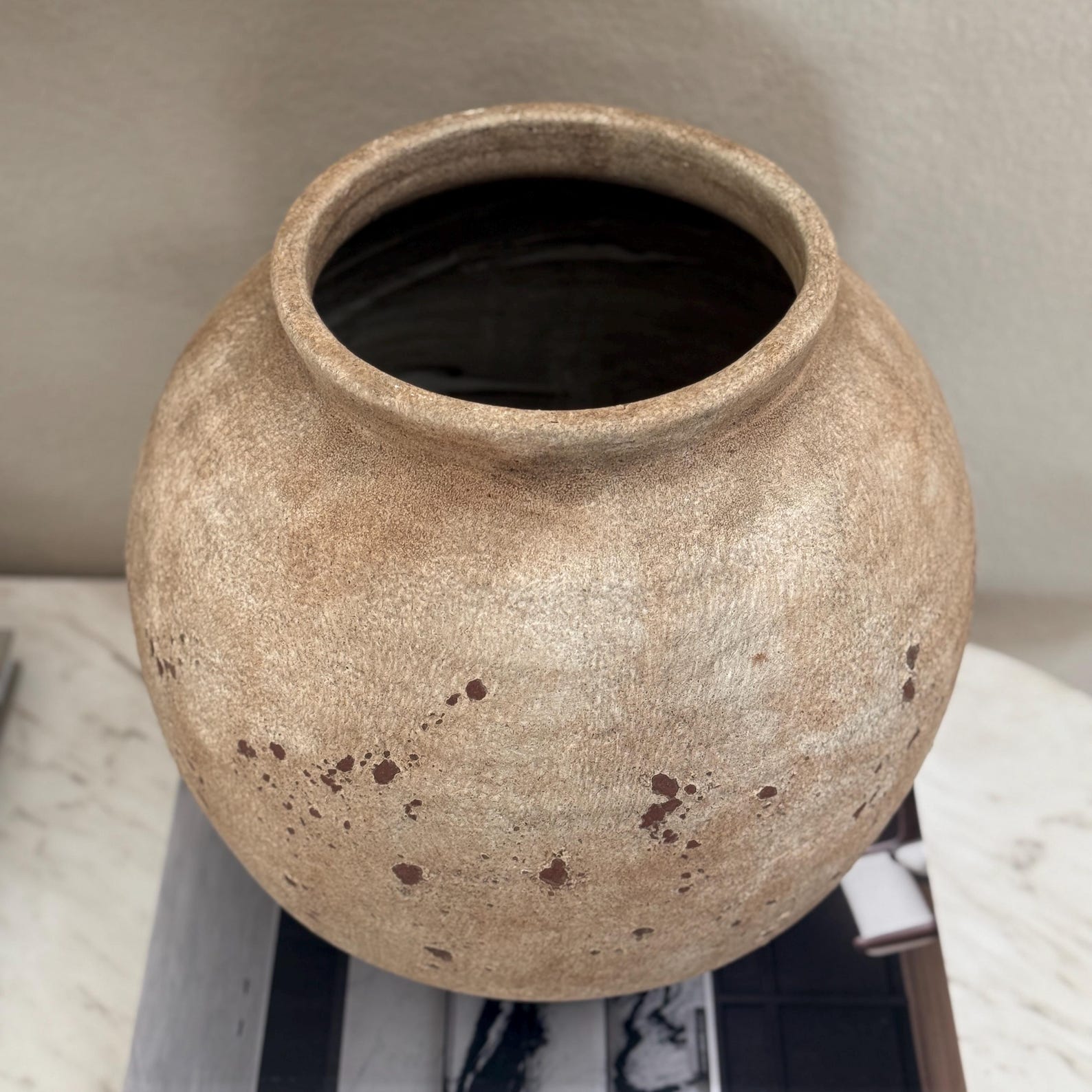 Beige Ceramic Pot - Etsy