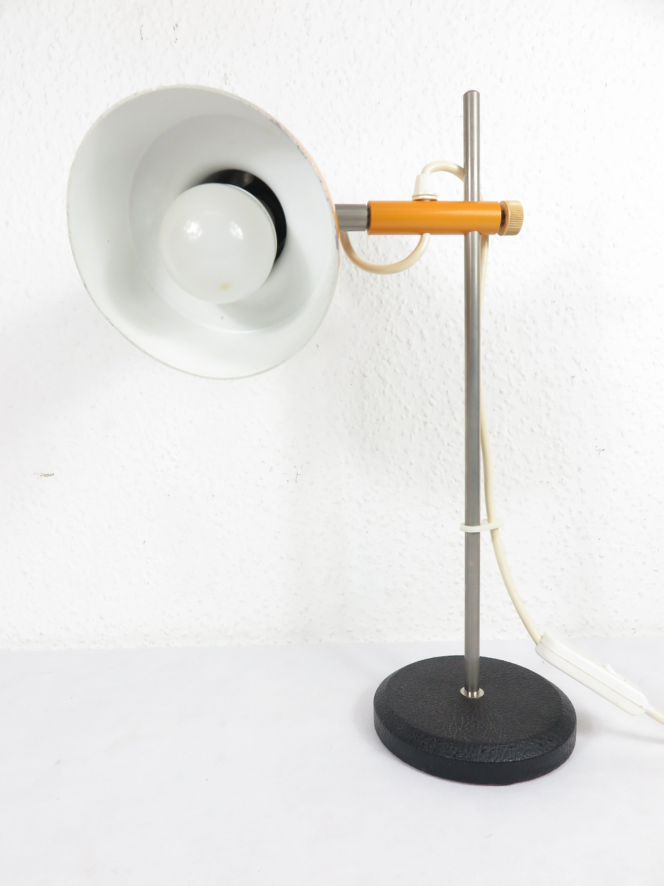 70s Desk Lamp Orange - Etsy