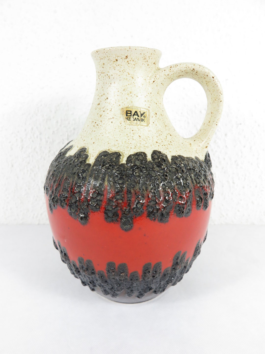 70s Vase Bay, Big Fat Lava Look - Etsy