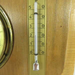 60s Barometer With Thermometer, Gischard - Etsy