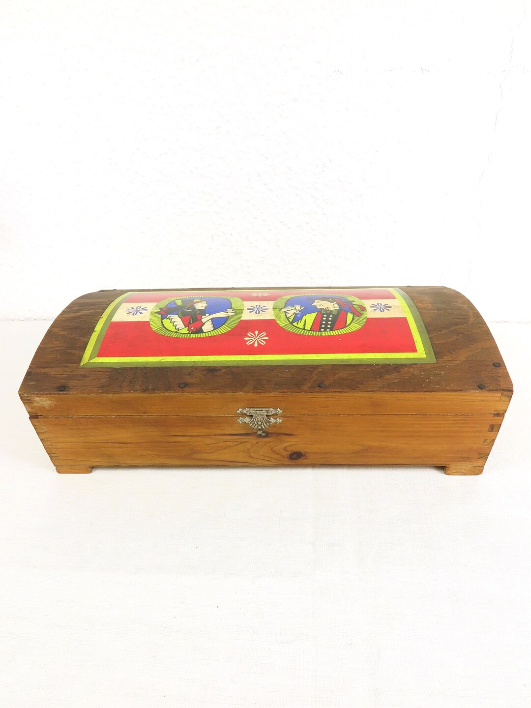 70s Wooden Box - Etsy