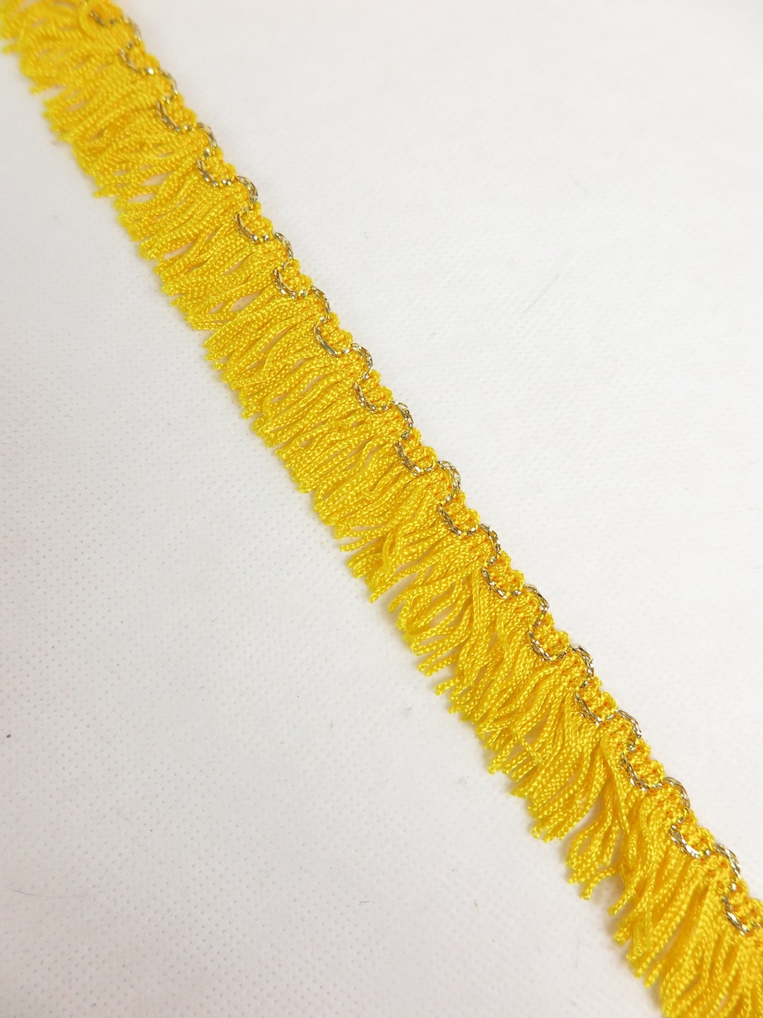 70s Border, Border, Lace, Braid, Fringe Border, Yellow per Meter - Etsy