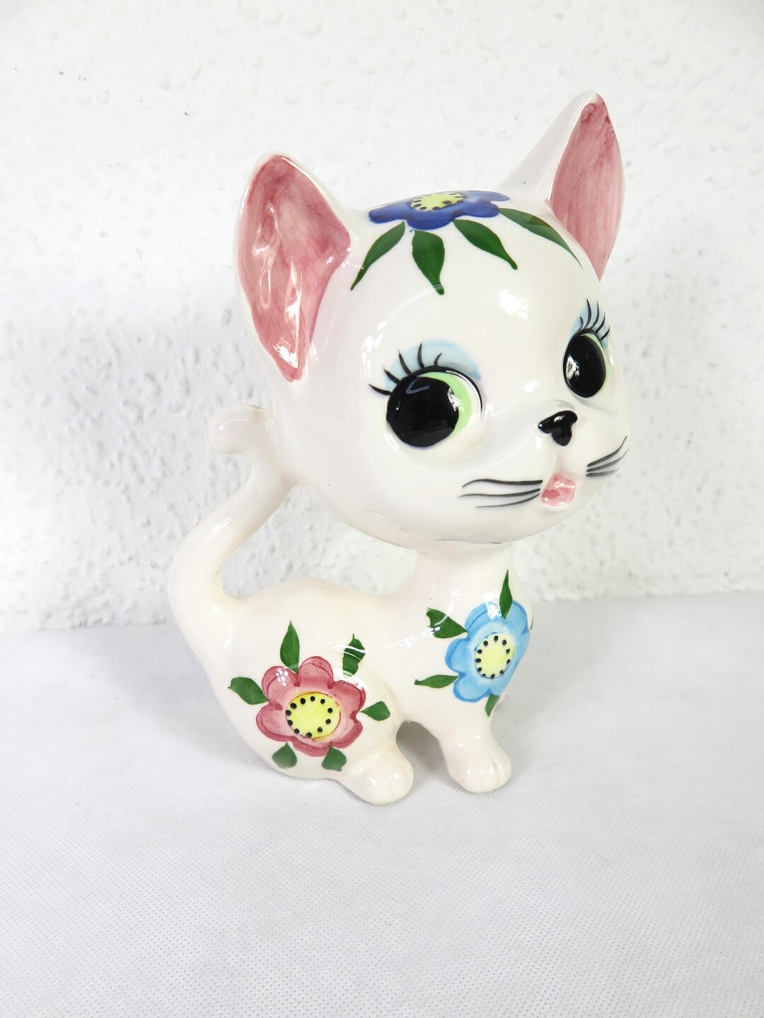 70s Ceramic Cat - Etsy