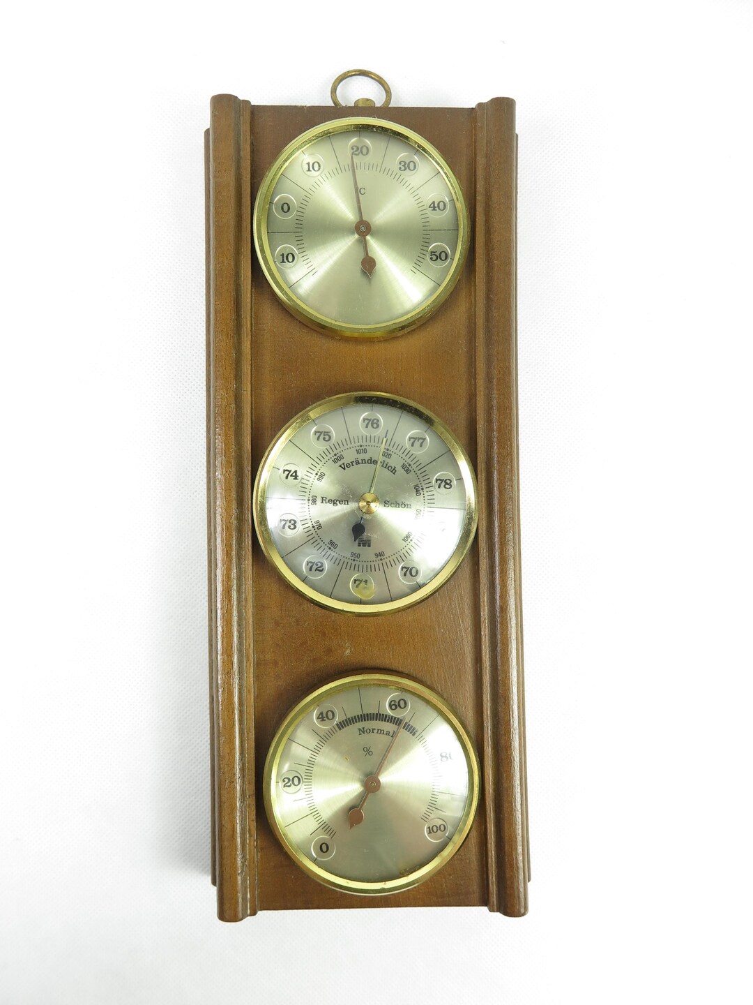 70s Barometer, Thermometer, Hydrometer, Weather Station - Etsy