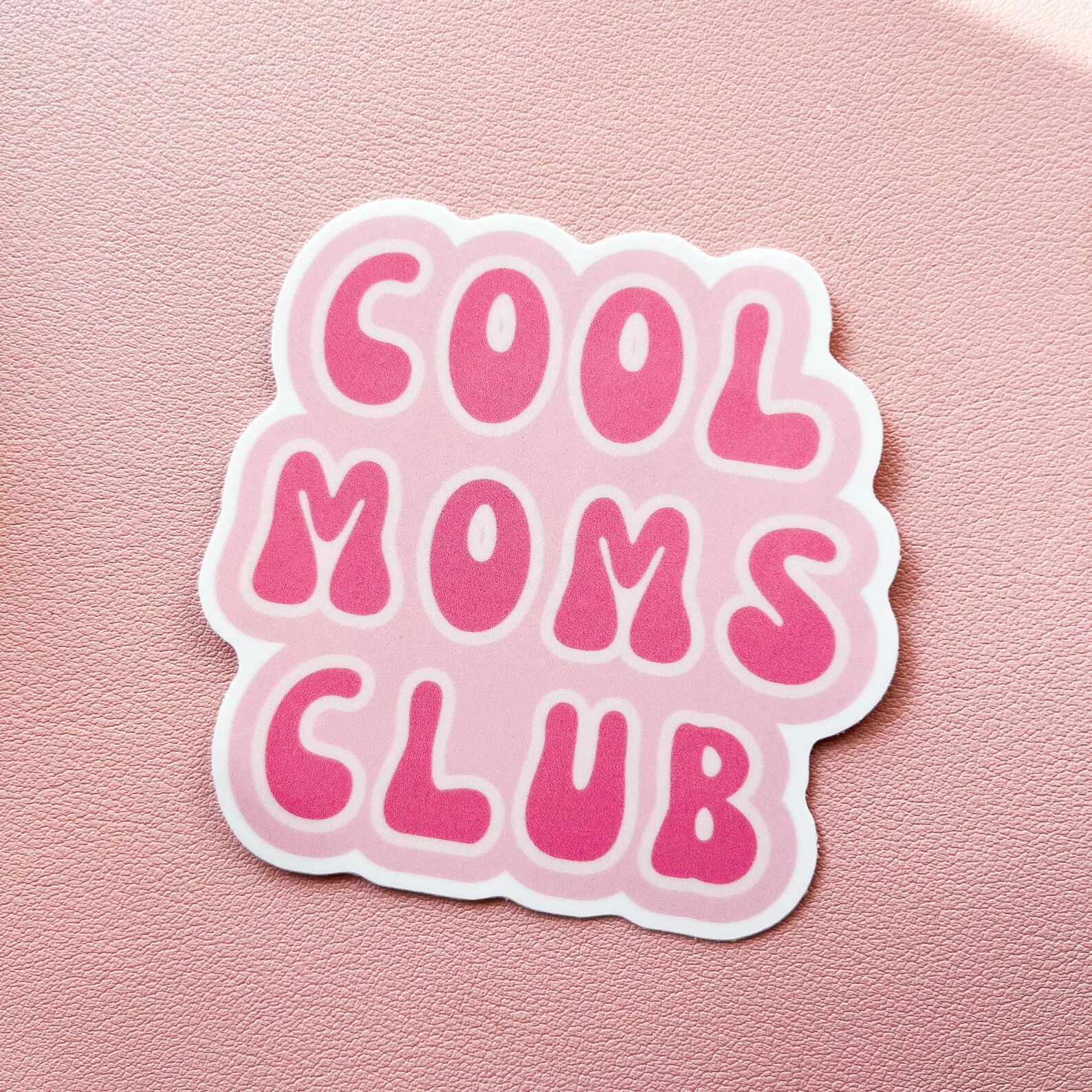 Cool Moms Club Sticker, Weatherproof Sticker, Mom Gift, Laptop Sticker ...