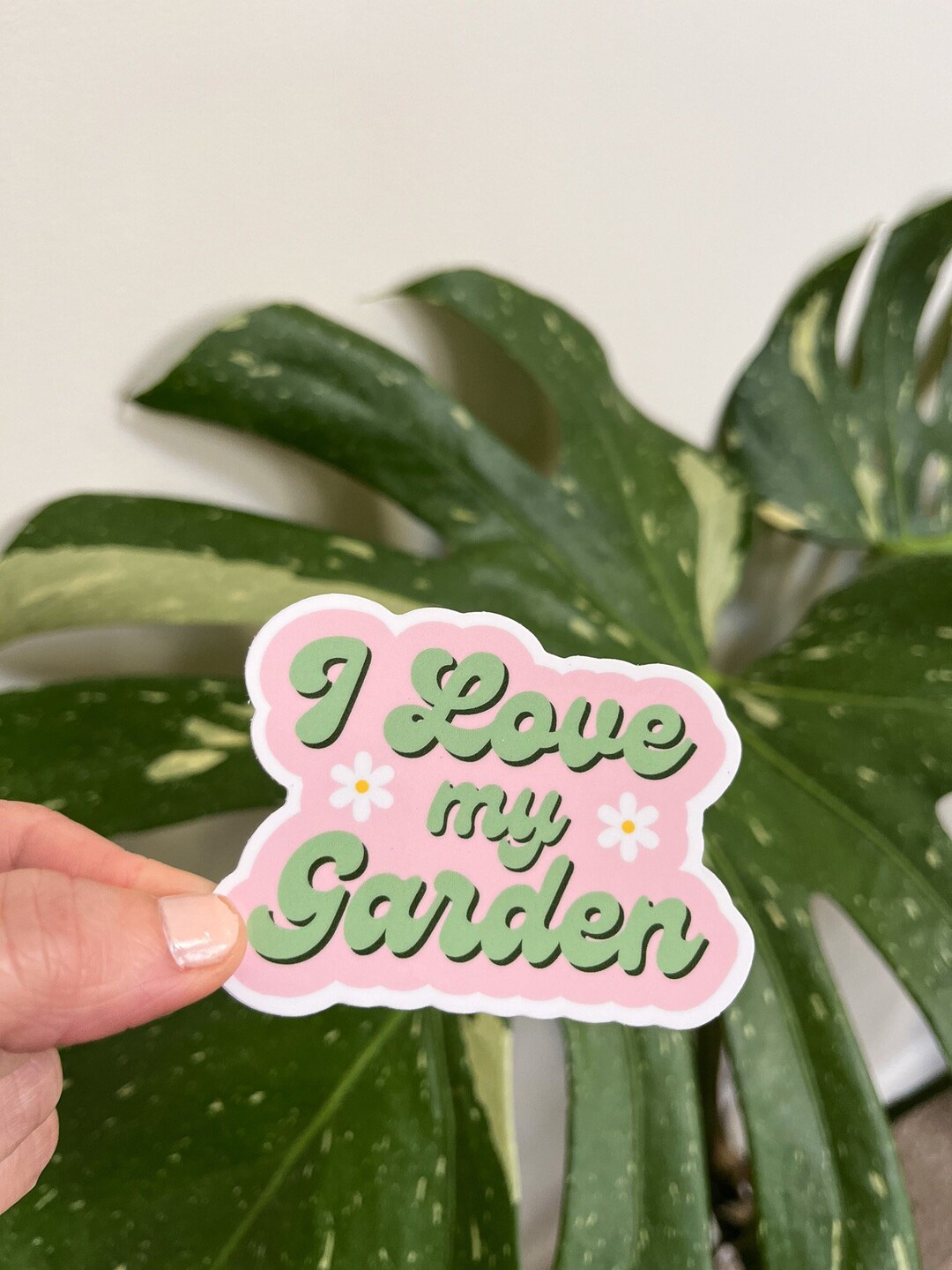 I Love My Garden Sticker, Weatherproof Sticker, Plant Laptop Sticker ...