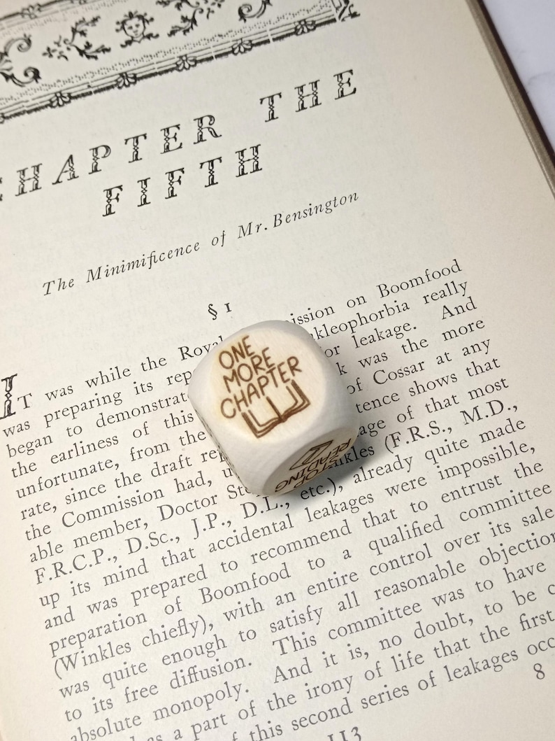 Reading Decision Dice - Literary Gifts for Book Lovers, Reading ...