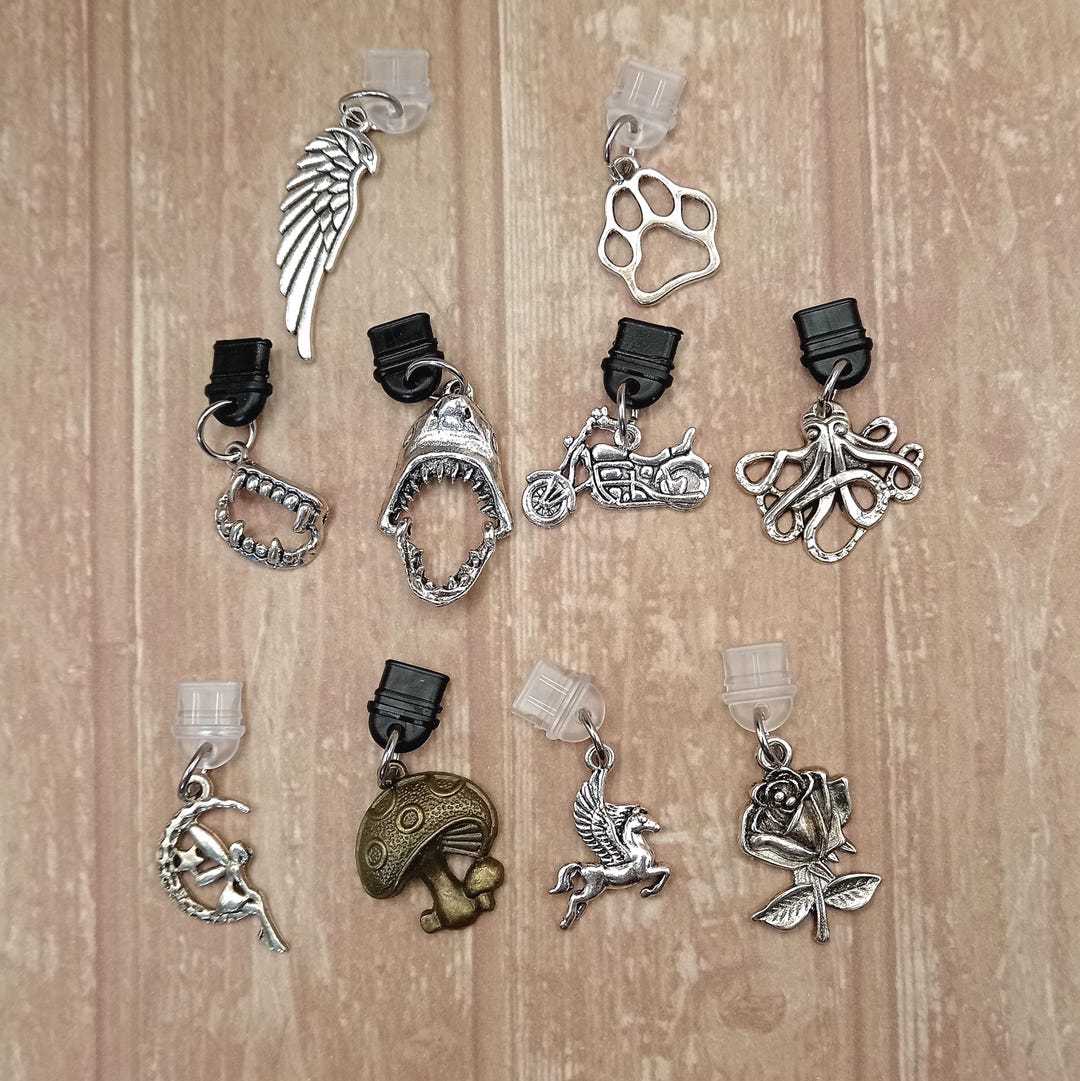 USB Dust Plug Charms - USB C and Micro USB - E-reader Accessories - Etsy