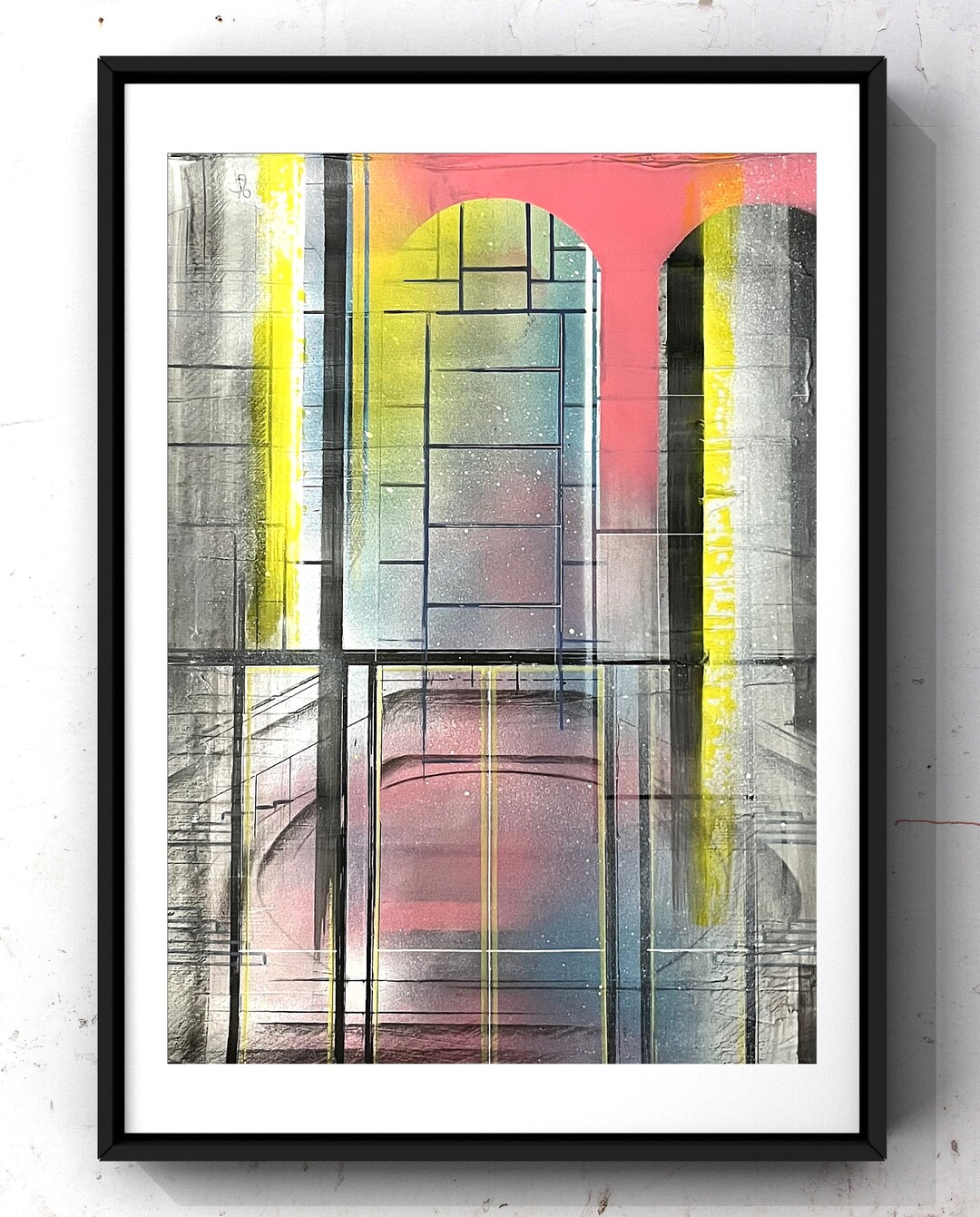 Contemporary, Modern, Architecture, Painting Wall Art, Home Décor ...