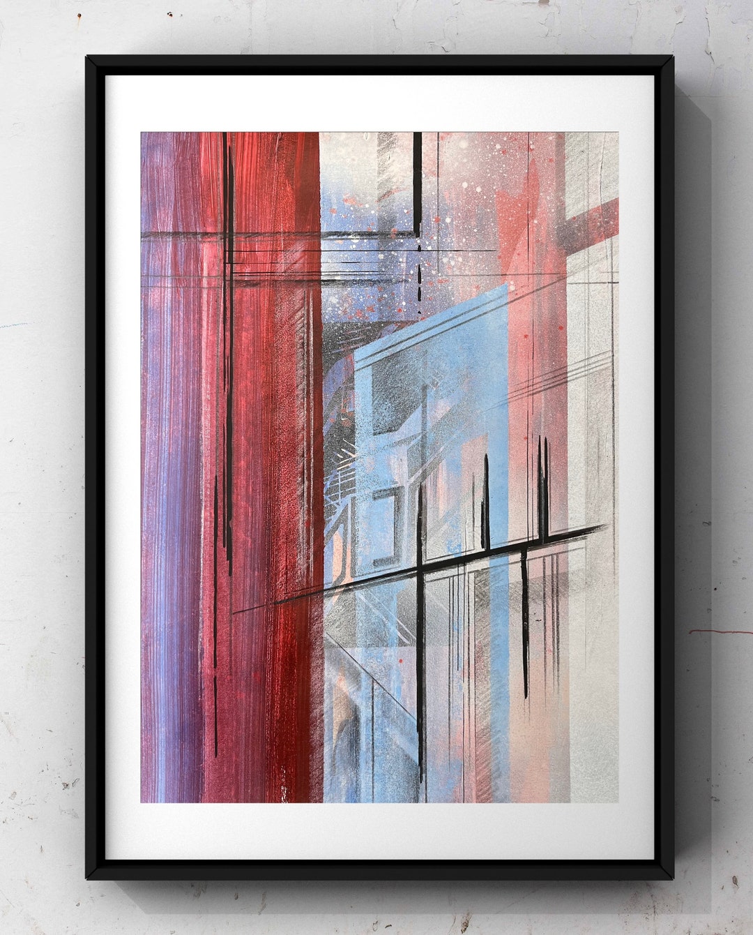 Contemporary, Modern, Architecture, Painting Wall Art, Home Décor ...