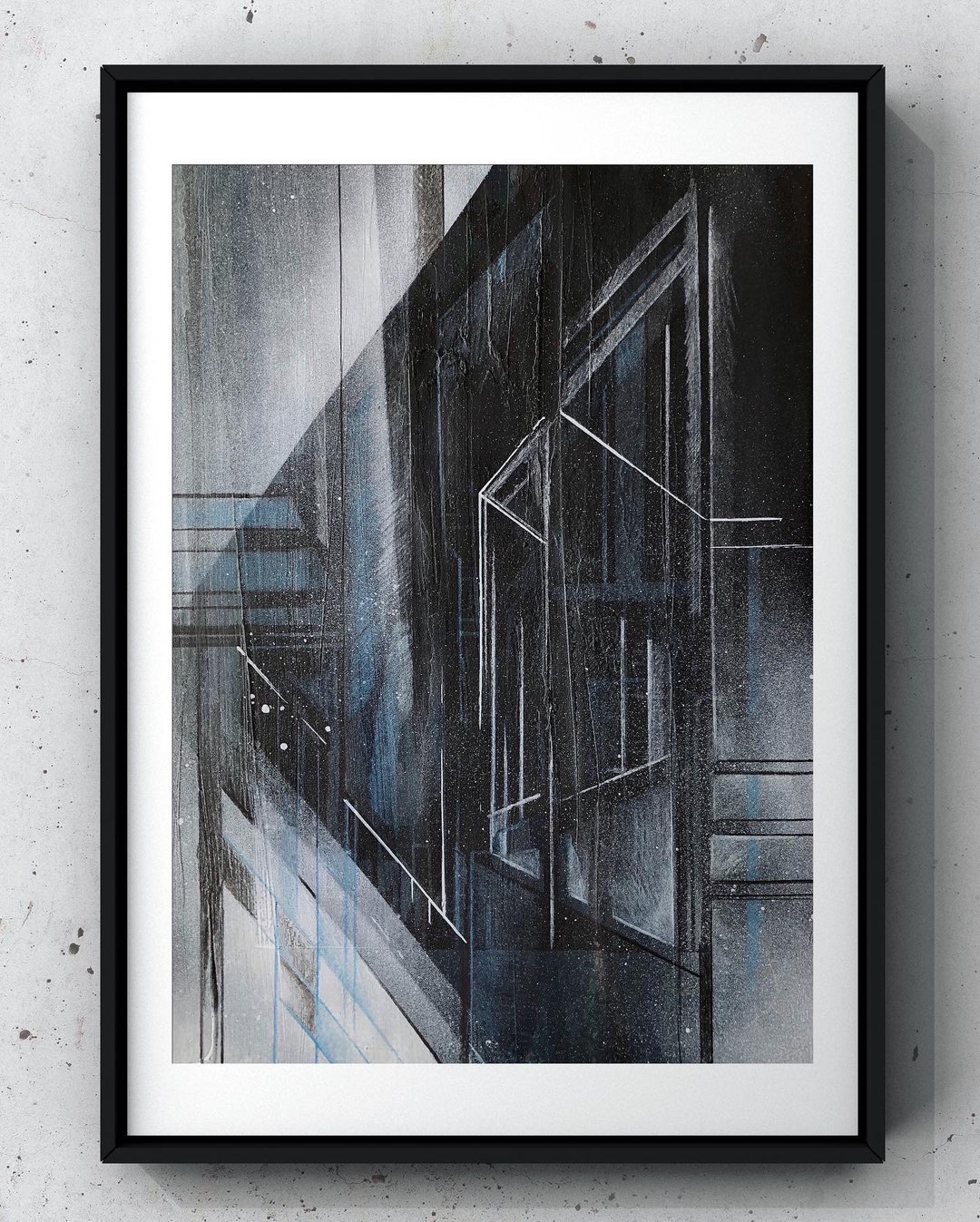 Contemporary, Modern, Architecture, Painting Wall Art, Home Décor ...