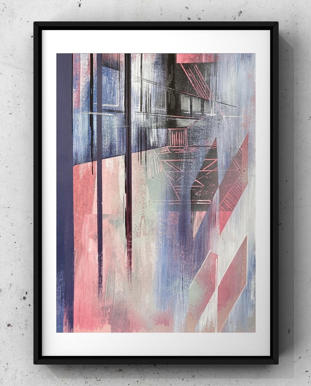Contemporary, Modern, Architecture, Painting Wall Art, Home Décor ...