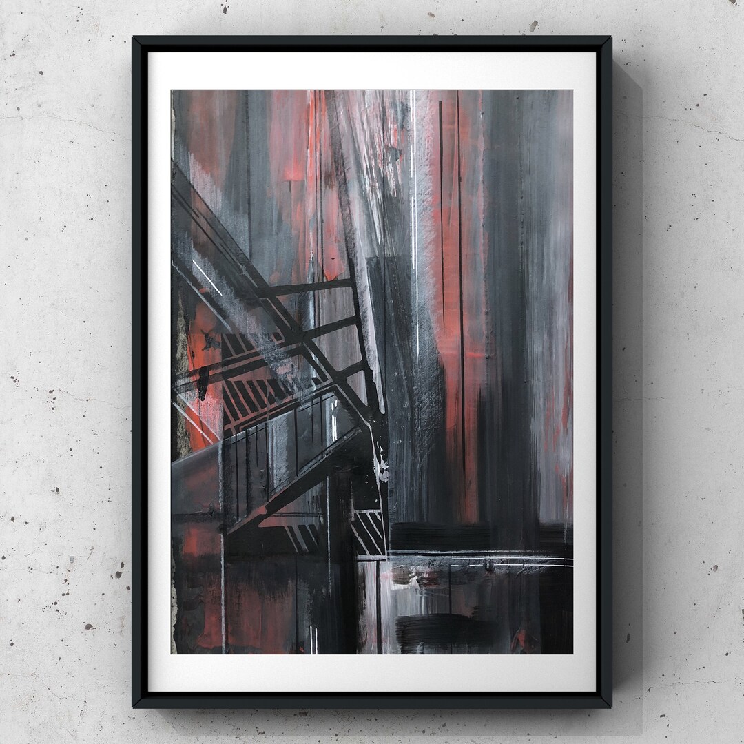 Contemporary, Modern, Architecture, Painting Wall Art, Home Décor ...