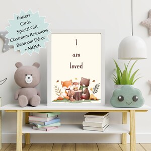 PRINTABLE ADORABLE Affirmation | Cards | for Kids | Growth Mindset ...