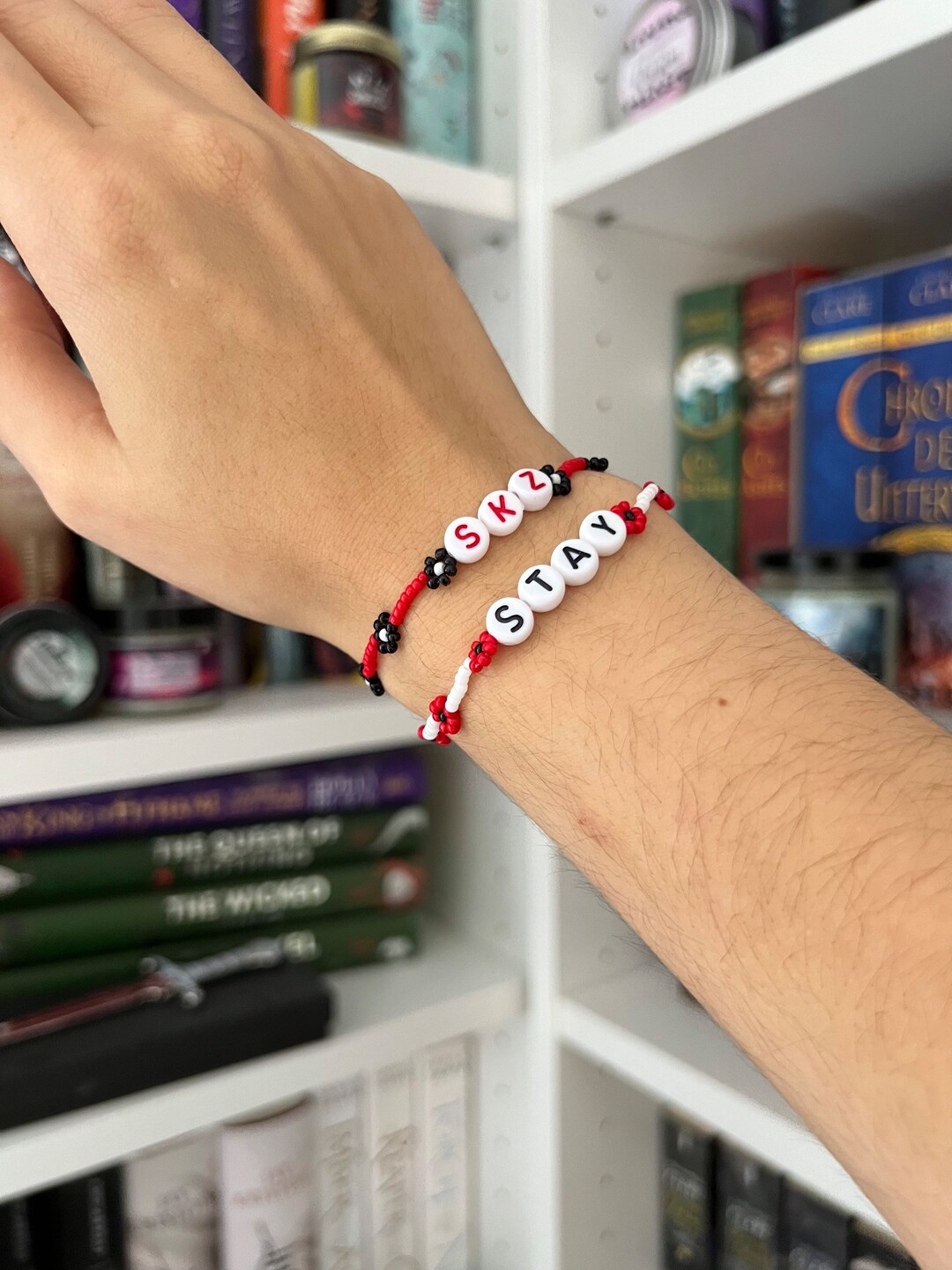 Kpop Stray Kids Stay Flower Seed Beads Bracelet | Lilacflowersshop - Etsy