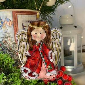 DIY Christmas Toy Kit "christmas Angel", Embroidery Kit, Christmas ...