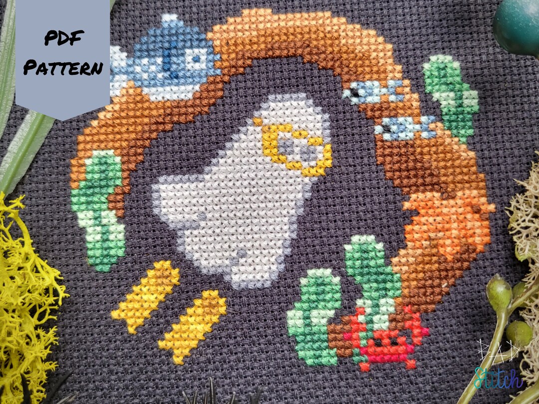 Scuba Ghost Cross Stitch Pattern, Gift for Diver, Halloween Sampler ...