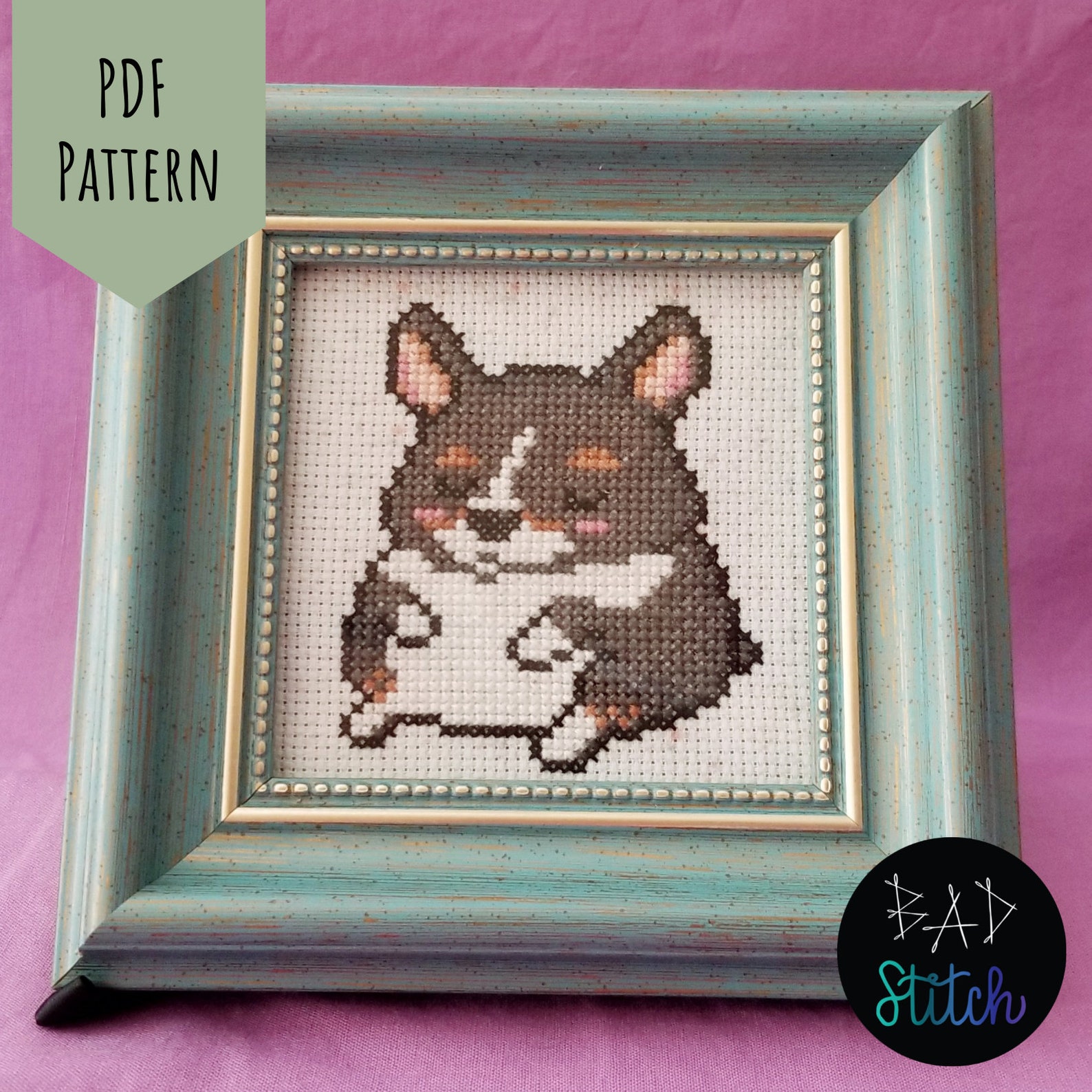 Corgi cross stitch pattern corgi gift chonky corgi dog - Etsy France