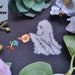 Keeping Spring Alive Cross Stitch Pattern, Ghost in Springtime Design ...