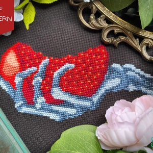 Hades Greek Mythology Cross Stitch Pattern, Skeleton Art, Persephone ...
