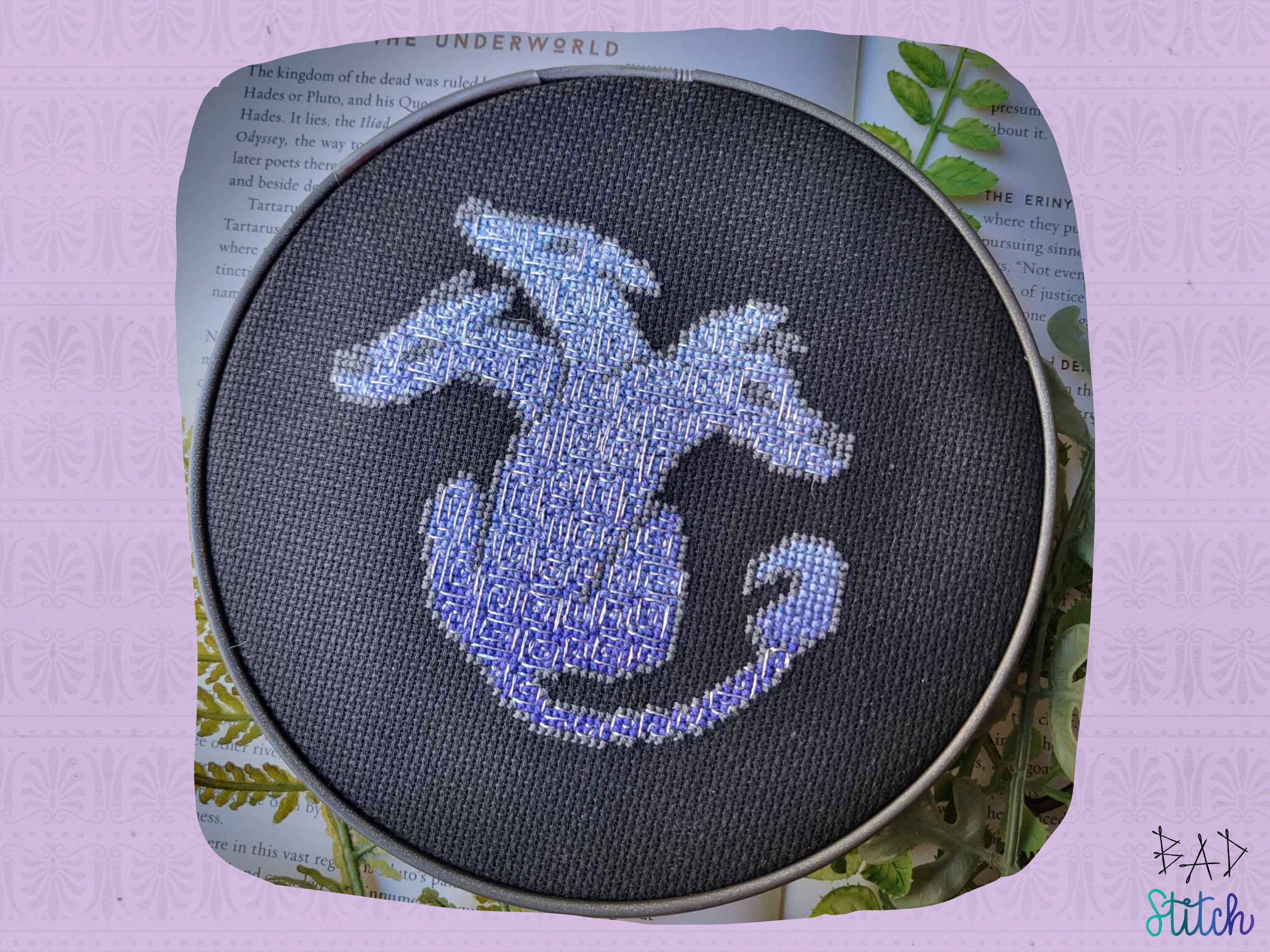 Cerberus Cross Stitch Pattern Greek Mythology Decor Mythical - Etsy