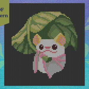 Bat Under A Leaf Cross Stitch Pattern, Finding Shade, Northern Ghost ...