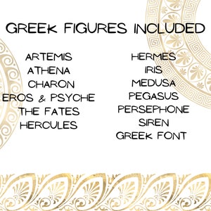 Pantheon Cross Stitch Pattern Bundle, Greek Mythology, Goddess Cross ...