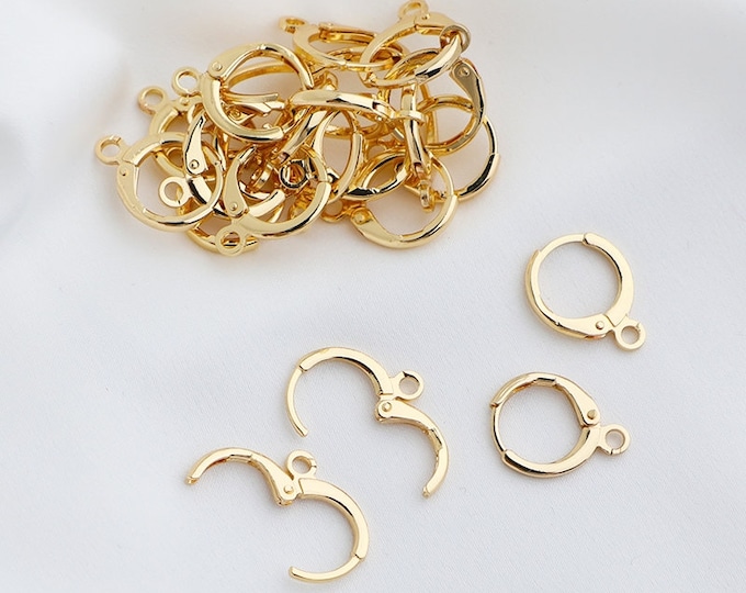 4pcs|| 14K Gold Filled Huggie Hoops, Round Hoop Earrings, Earring ...