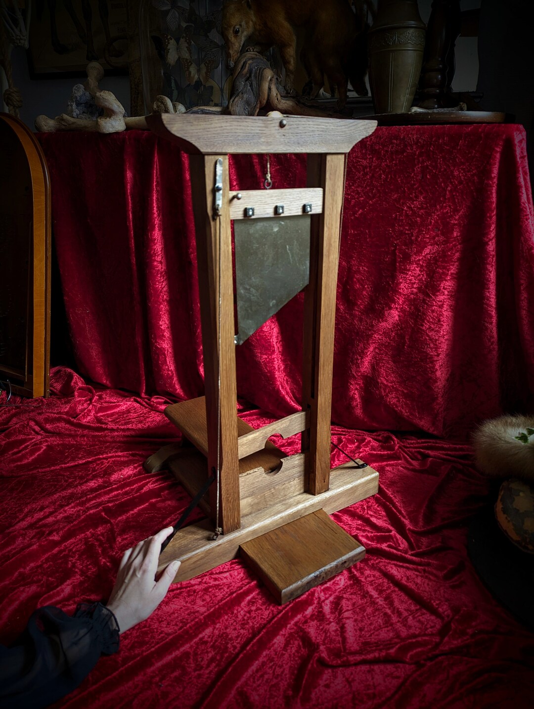 Guillotine in Wood and Metal Big Size 70cm - Etsy
