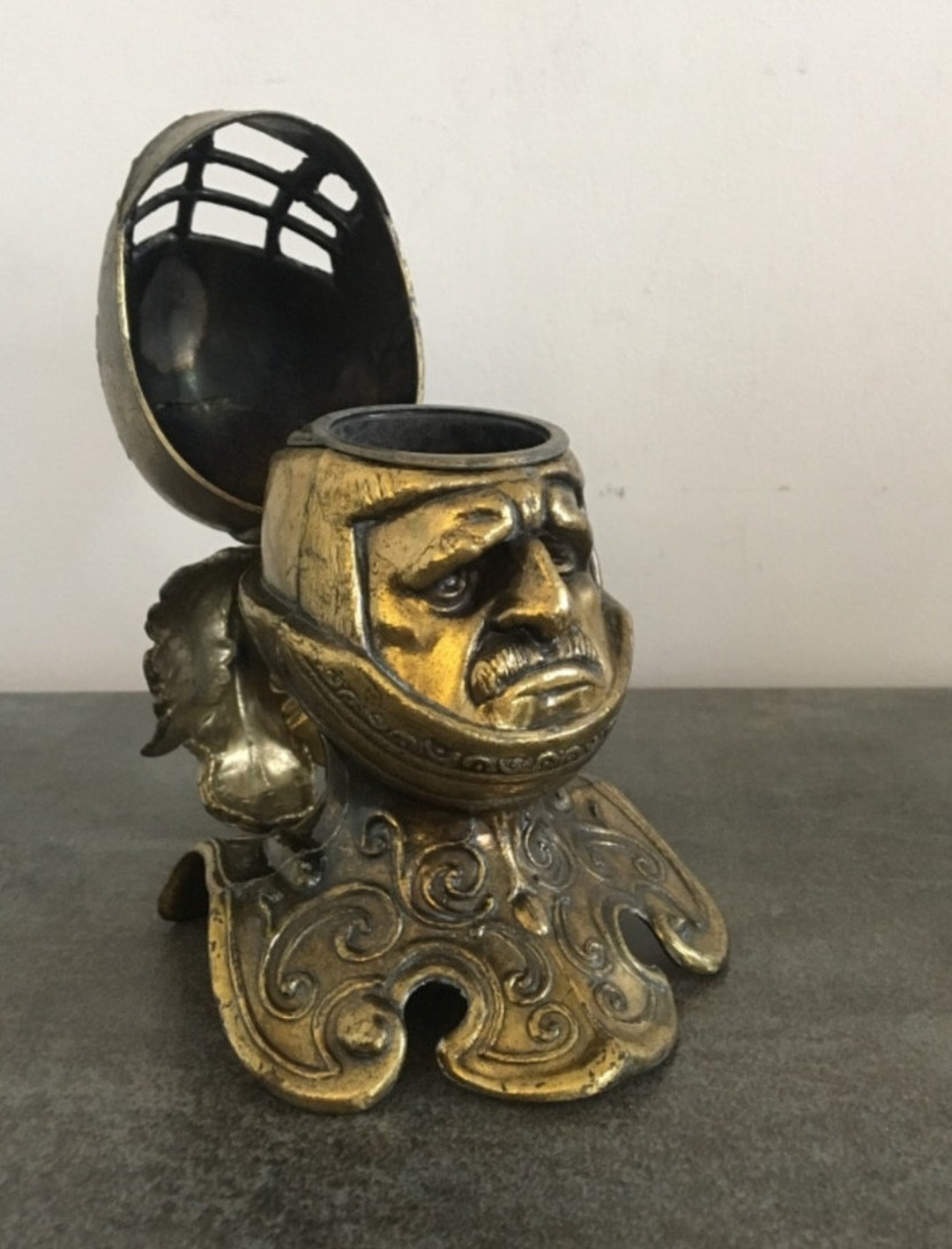 Old Brass Knight Censer Oddities Cabinet of Curiosities - Etsy