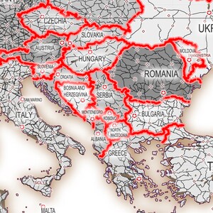 Accurate World Map Poster. World Map Geo Projection. Large Wall Travel ...