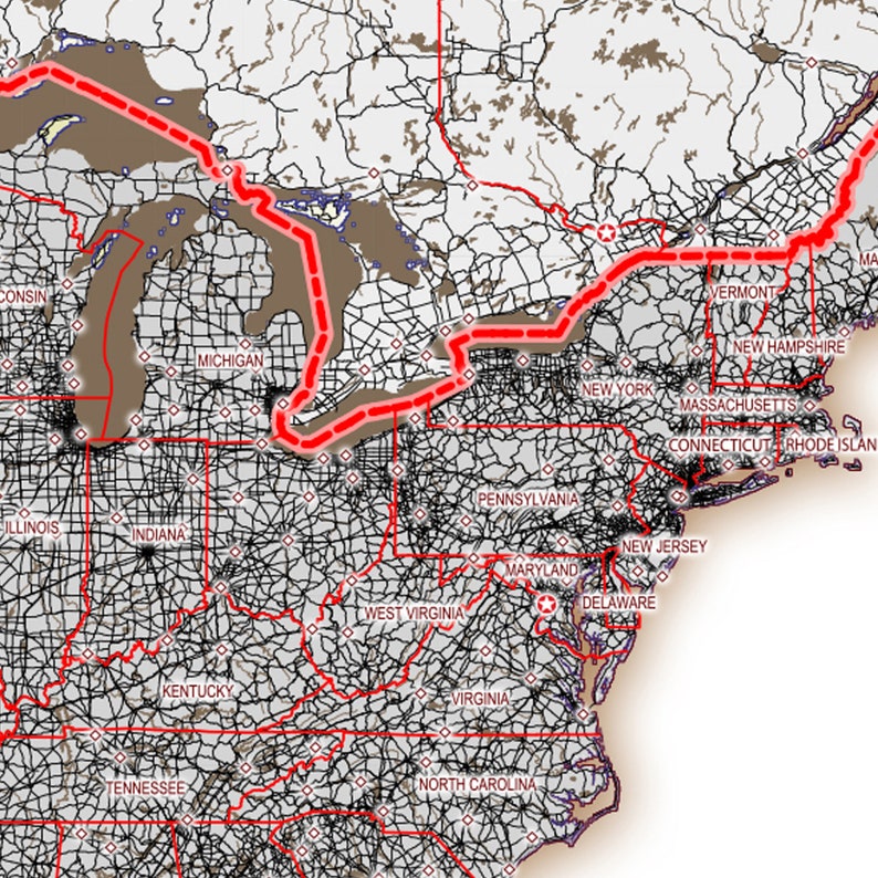 Accurate World Map Poster. World Map Geo Projection. Large Wall Travel ...