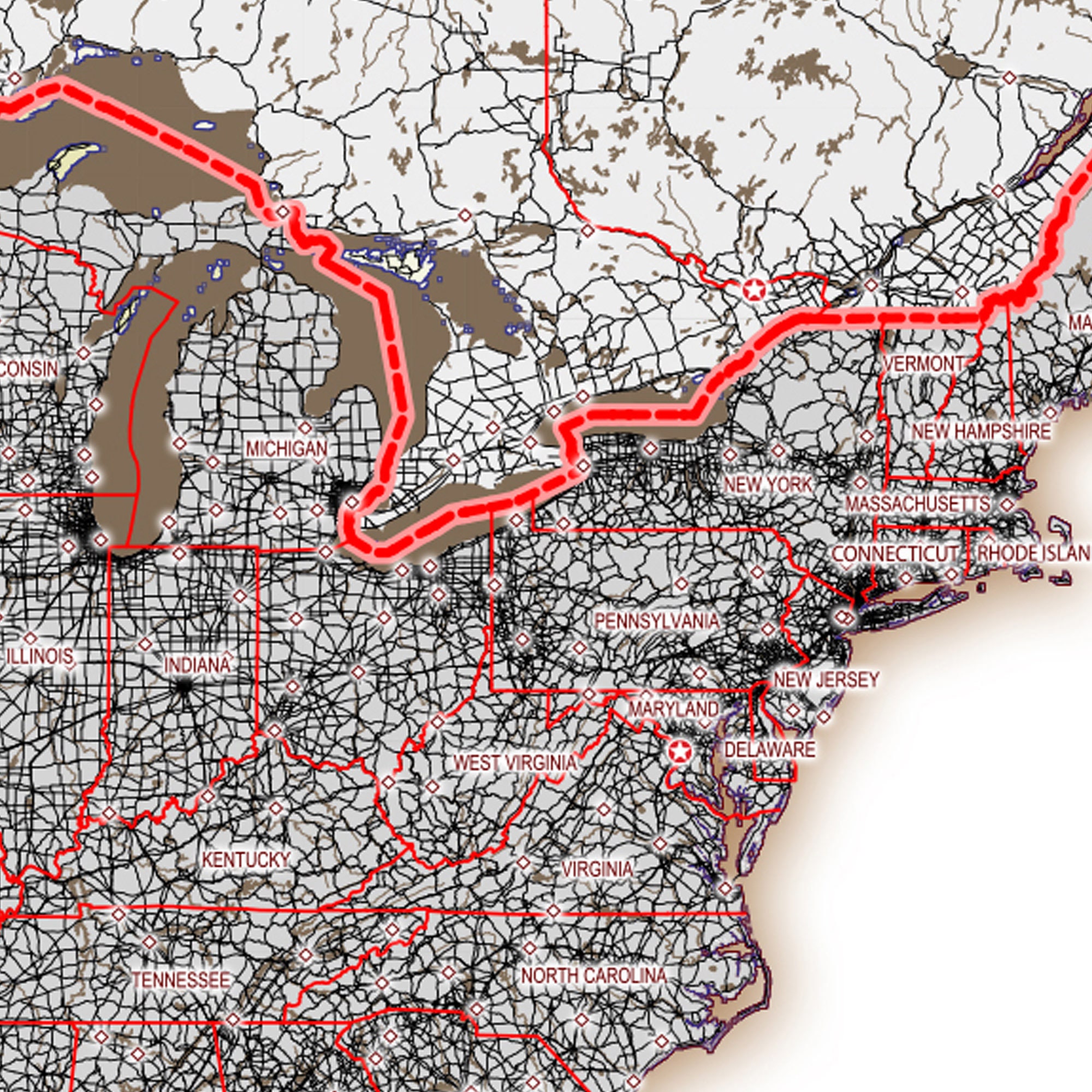 Accurate World Map Poster. World Map Geo Projection. Large Wall Travel ...