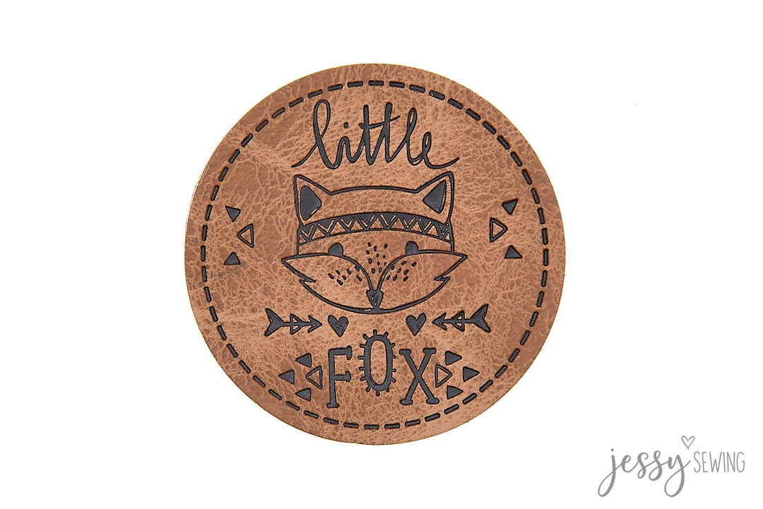 Faux Leather Label "little Fox" by Jessy Sewing - From 2 Pieces - Etsy