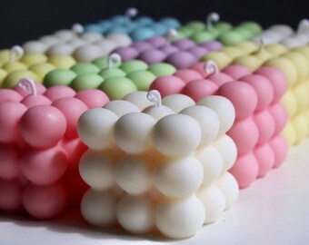 Bubble Cube Candles - Etsy