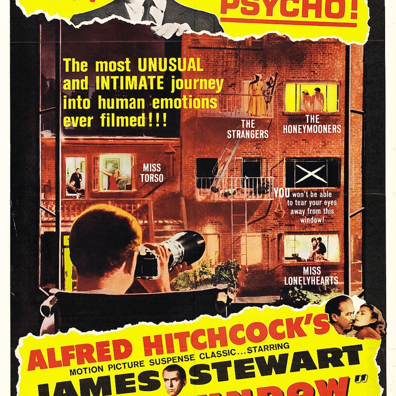 Rear Window 1954 Poster - Etsy