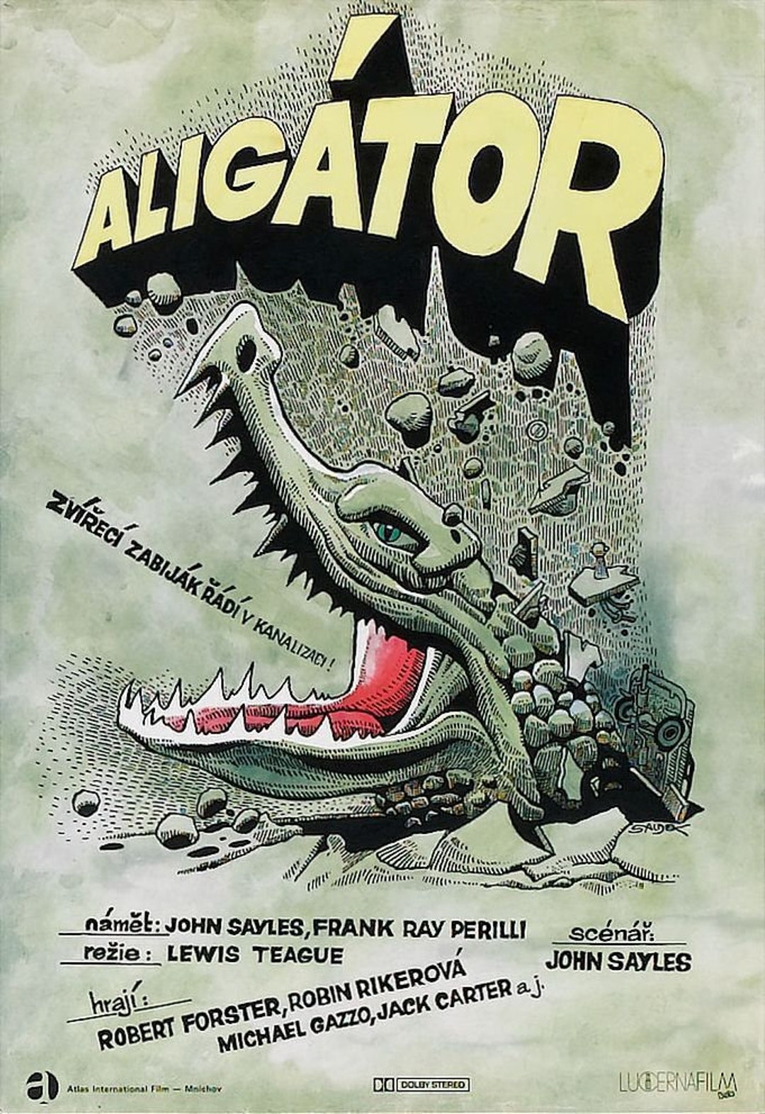 Alligator Movie POSTER (1980) Cult/horror - Etsy