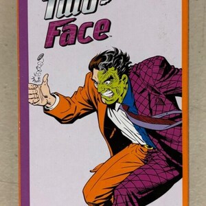 MEGO Heroes DC Universe Batman's Arch Enemy Two-face 8 Figure MIB - Etsy