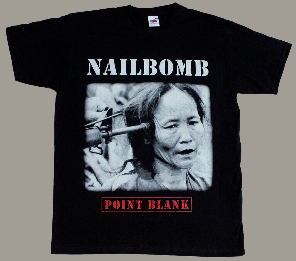 NAILBOMB - Point Blank - T Shirt - Metal Industrial Punk - Etsy