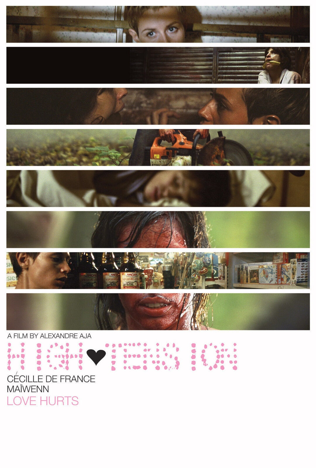 HIGH TENSION Movie Poster RARE Version Haute Tension Horror - Etsy