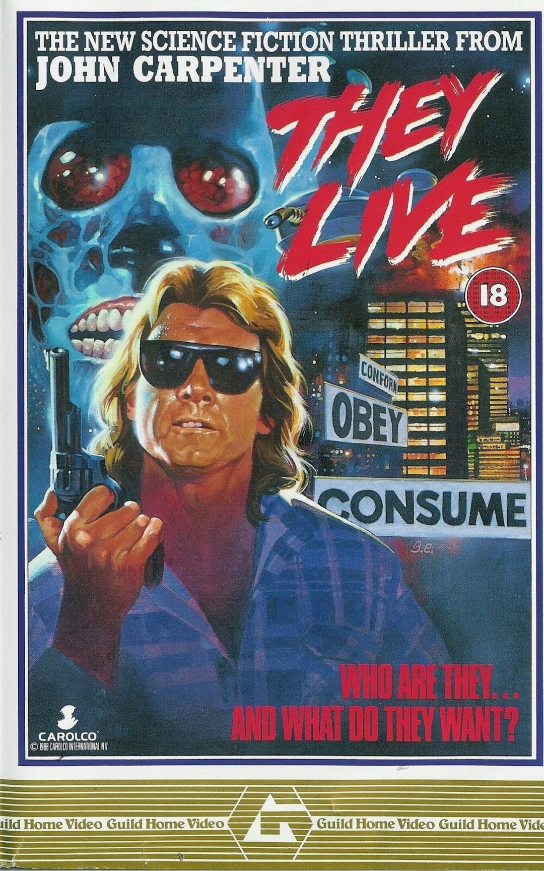 THEY LIVE Movie Poster (1988) - Etsy