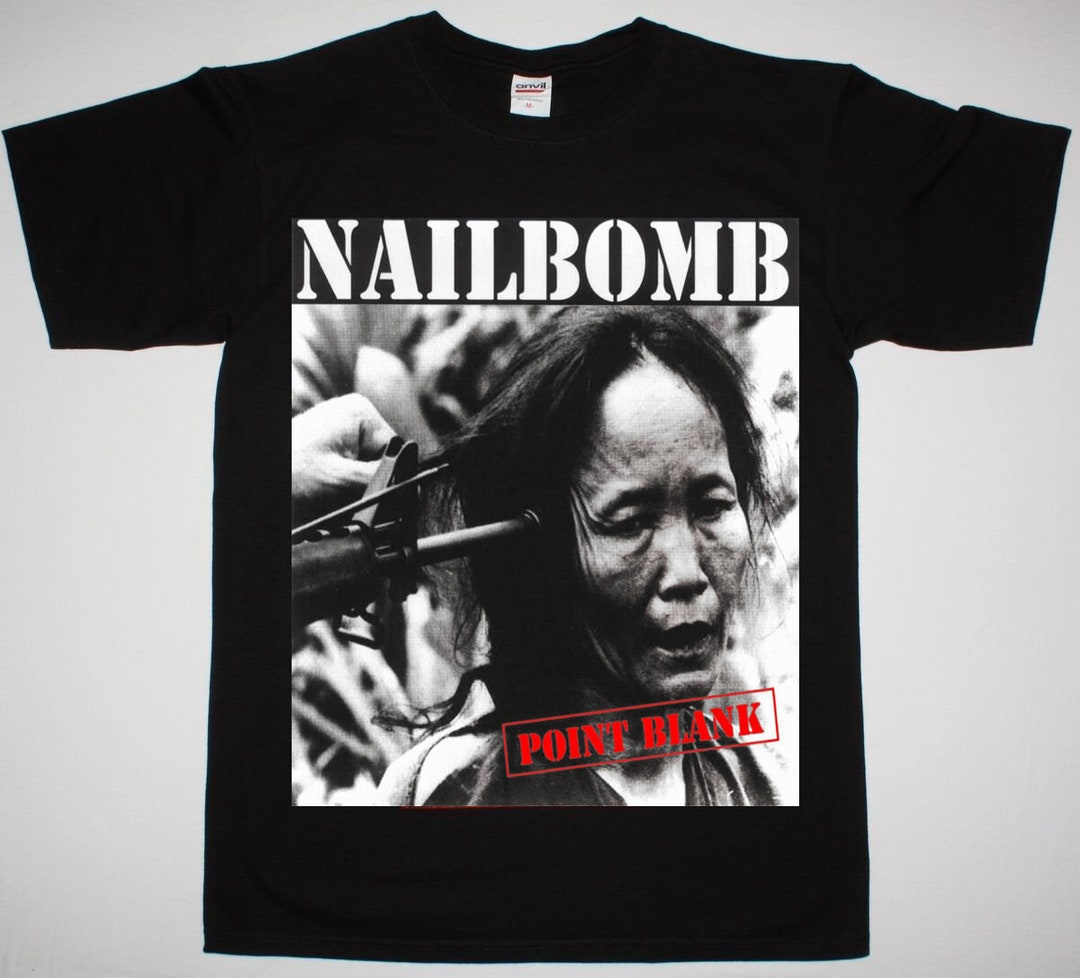Nailbomb Point Blank Black T-shirt - Etsy