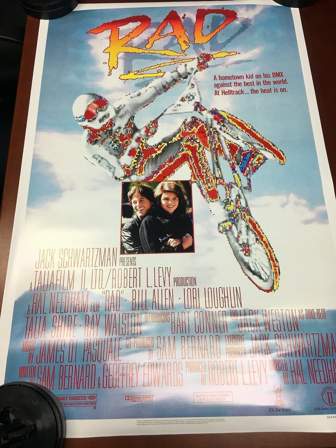 RAD! Movie Poster 24x36 80's Retro BMX Motocross 24 X 36 **read ...