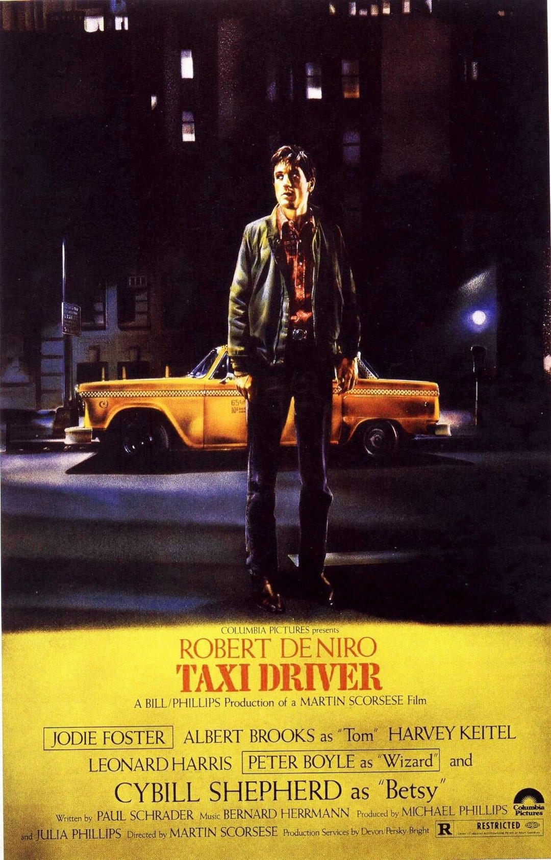 TAXI DRIVER Movie Poster - Etsy