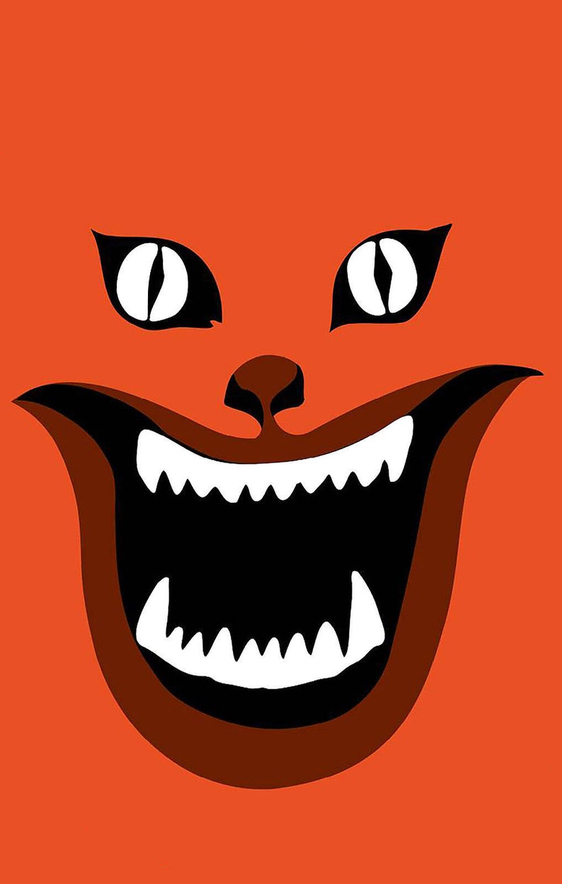 HAUSU Aka HOUSE Movie Poster 1977 Surreal Horror Orange Cat - Etsy